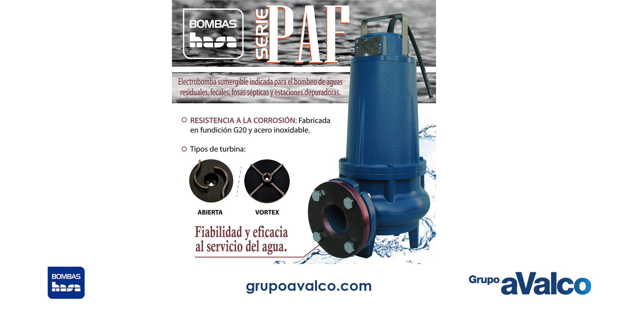 Serie Paf De Bombas Hasa • Grupo Avalco