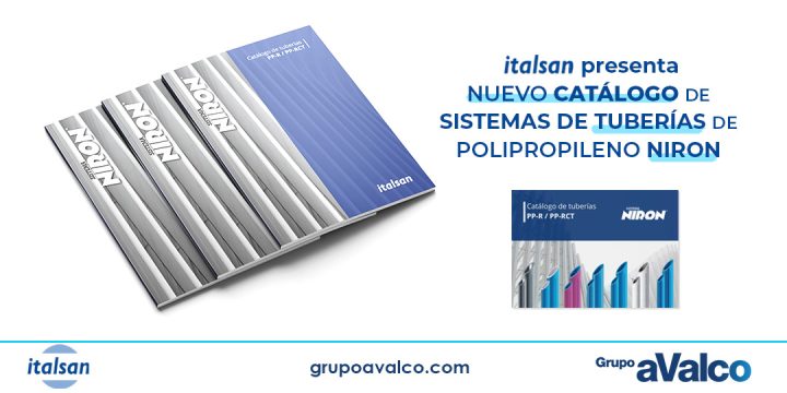 Italsan Presenta El Nuevo Catalogo De Sistemas De Tuberias De Polipropileno Niron • Grupo Avalco